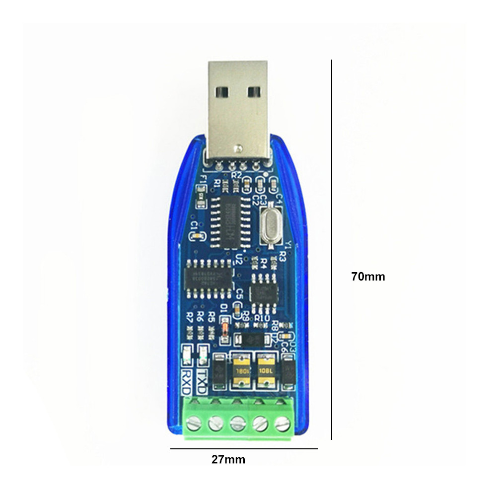 Industrial USB To RS485 Converter Adapter TXD RXD Indicators Upgrade ...