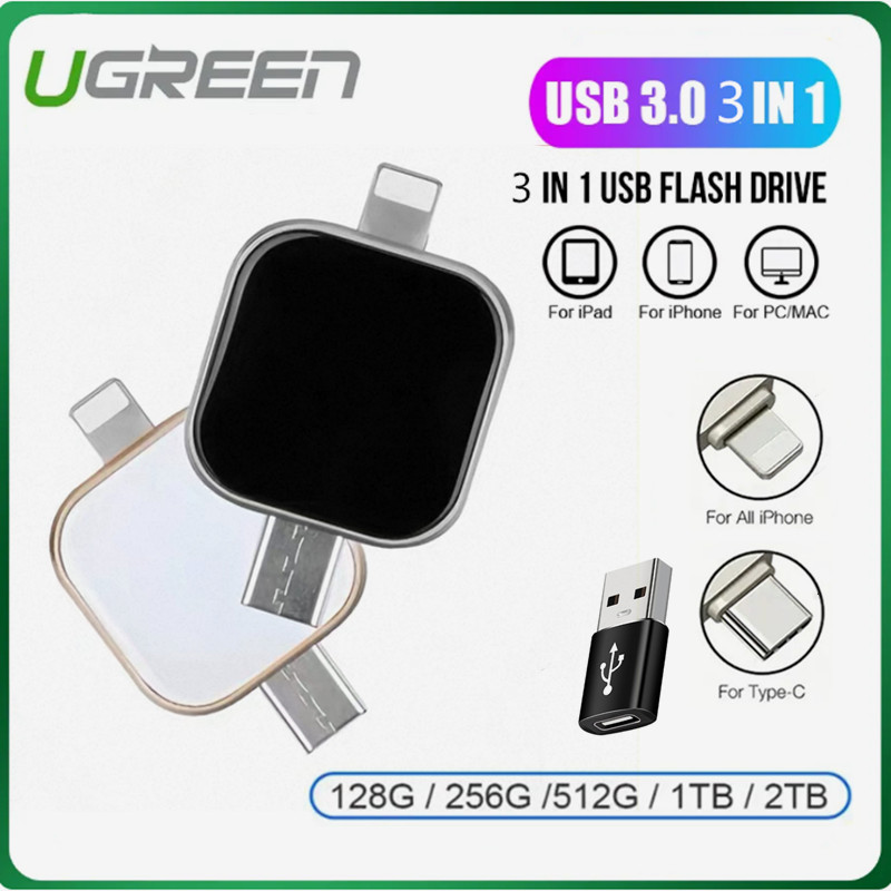 Ugreen Usb Flash Drive 512GB 1TB 2TB Pendrive for iPhone16/15/14/13/12 ...