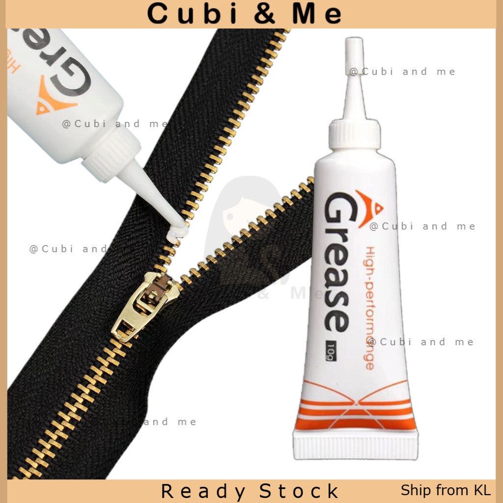 C&M Zipper Lubricant Grease 10g | Smooth Zip Oil | Anti-Rust Anti ...