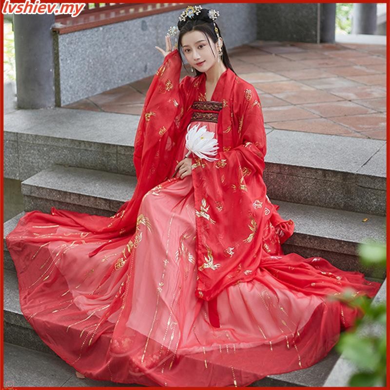 New Year Clothes hanfu Original Genuine hanfu Women's Breast-length ...