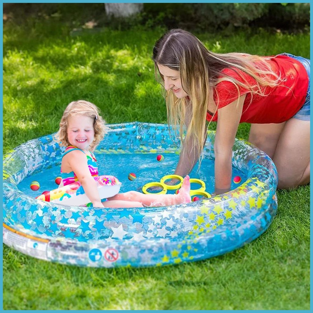 Pool Games for Adults Pool Floating Throwing Games 12 Rainbow Balls ...