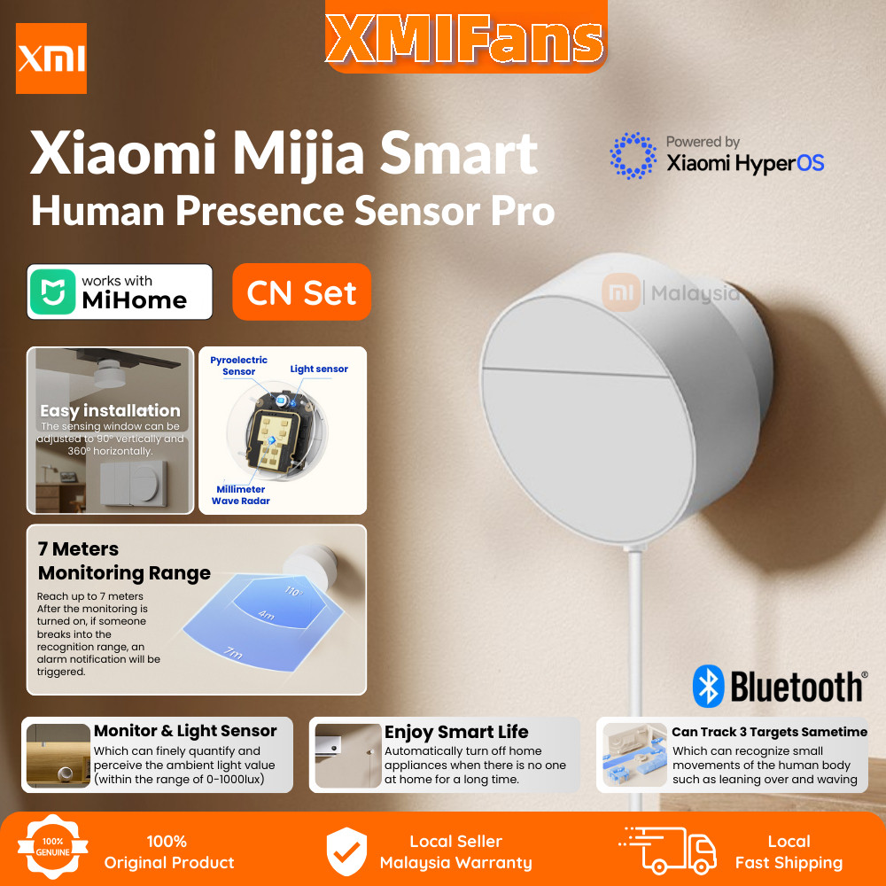 Xiaomi Mijia Smart Human Presence Sensor Pro Smart Home Body Motion ...