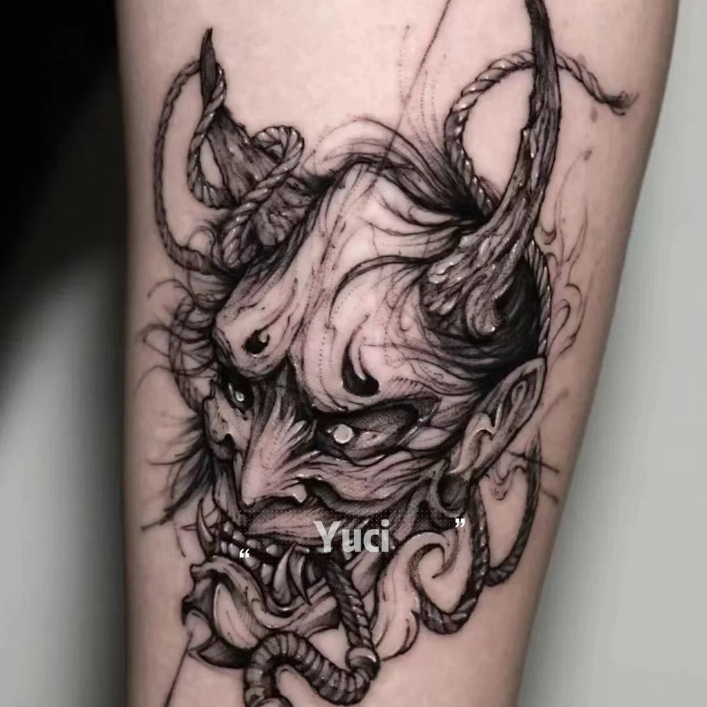 Juice Herbal Tattoos White Arm Japanese Style Prajna Gradient Men Women ...