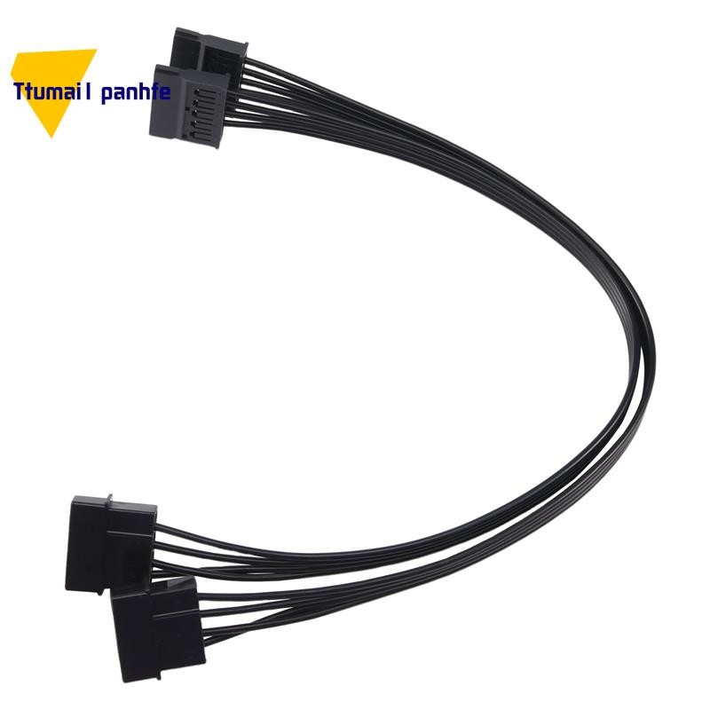 Molex IDE 4 Pin Male to 15 Pin Female SATA Power Converter Adapter ...