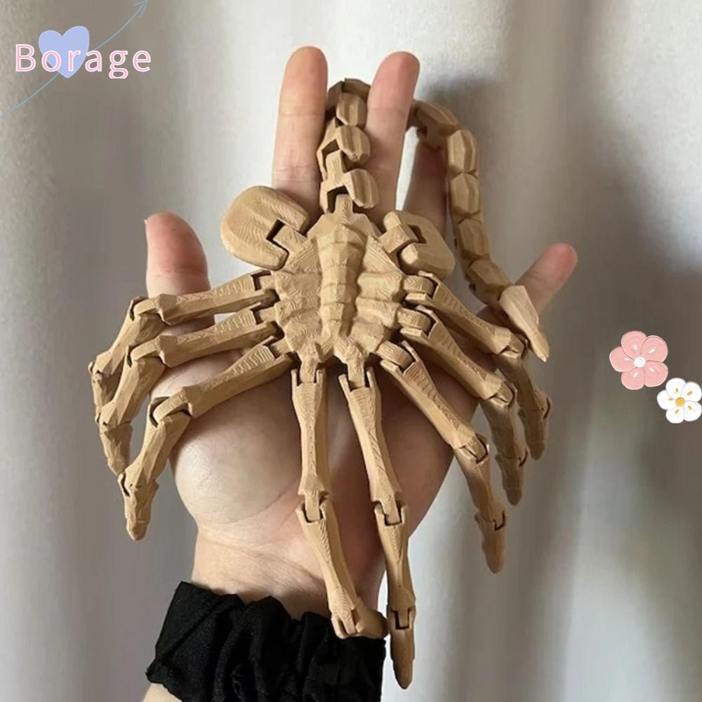 BORRAONE Alien Face Hugging Insect Model, Handmade Gifts With Flexible ...