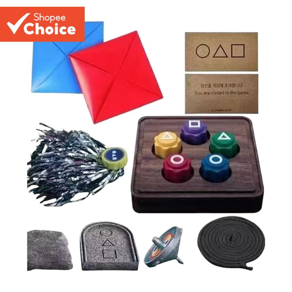 Squid Game Toys Korean Traditional Game Squid Game 2 Prop Set Ddakji ...