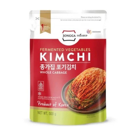 Jongga Rice Cake Sliced & Stick / Whole Cabbage Kimchi/ Chopped Radish ...