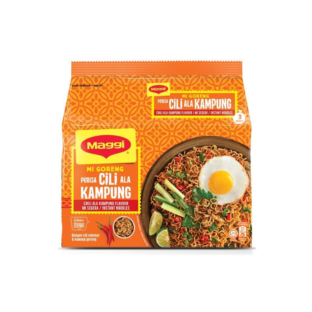 MAGGI Mi Goreng Cili Ala Kampung Laksa Warisan 78G X 5 | Shopee Malaysia