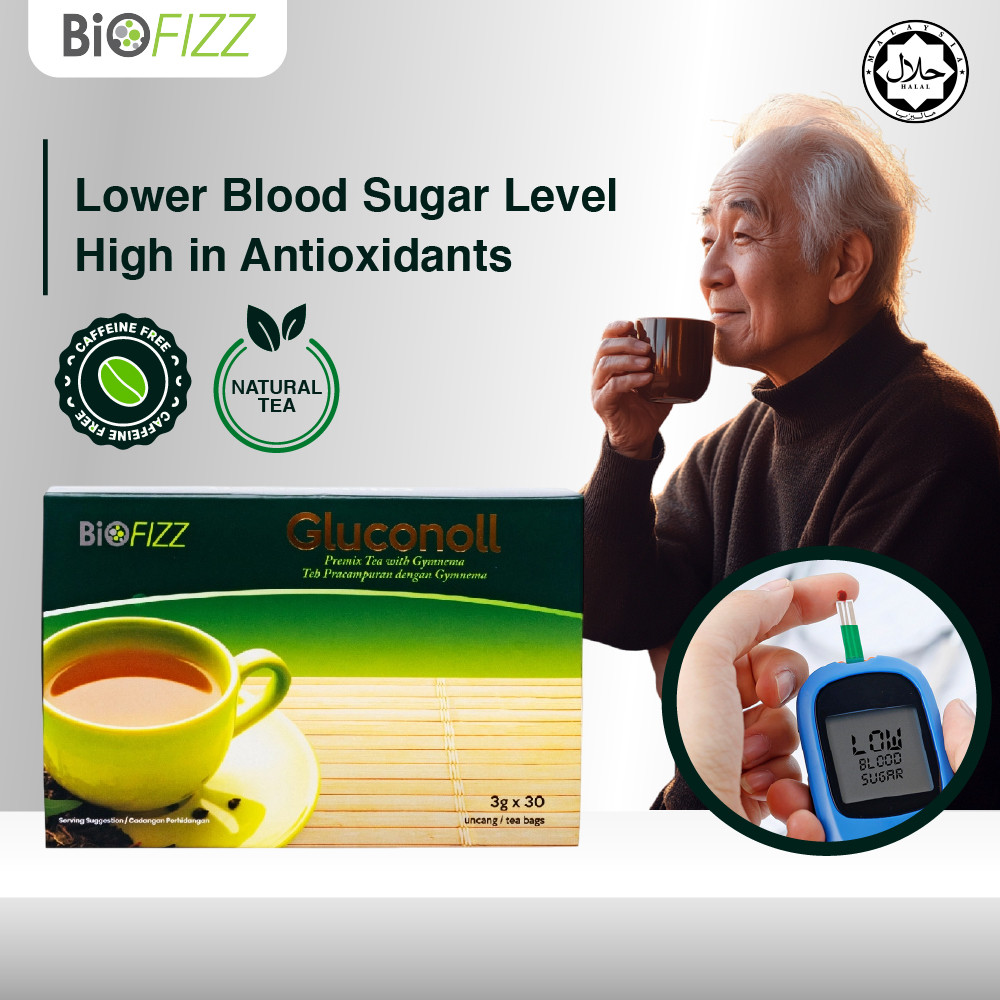 BIOFIZZ Gluconoll Tea 30's - No Caffeine Control Sugar Level for ...