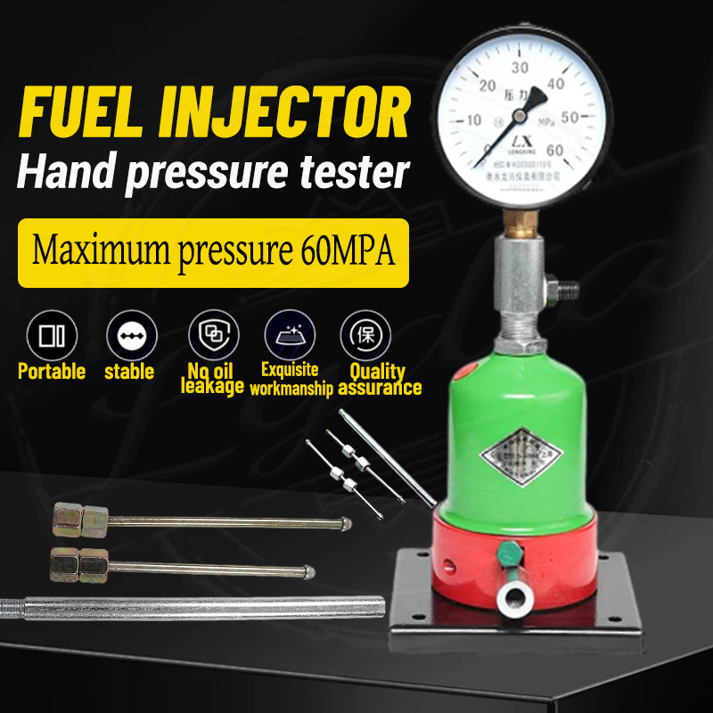 Diesel Fuel Injector Nozzle Tester Fuel Oil Gauge Diagnostic Tool ...