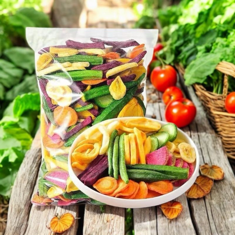 500g | 1000g ( CRISPY ) Mixed Vegetable Crunchy Snack / KEREPEK SAYURAN ...