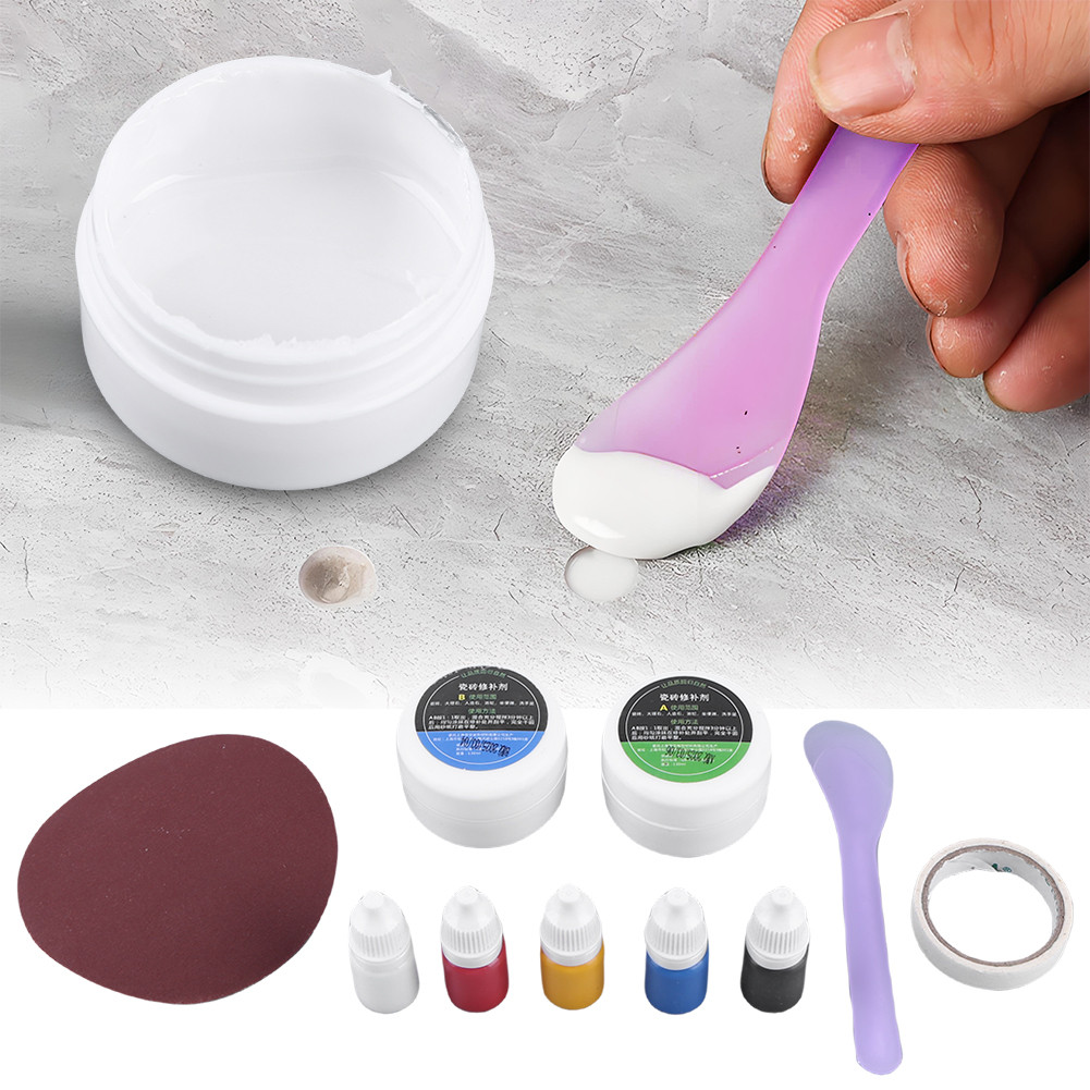 Tile Repair Kit Shower Repair Kit Ceramic Floor Tile Toilet Washbasin ...