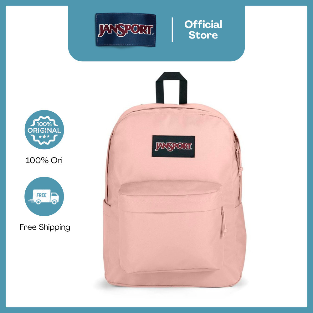 JanSport SuperBreak Misty Rose Backpack / Backpack / Daypack | Shopee ...