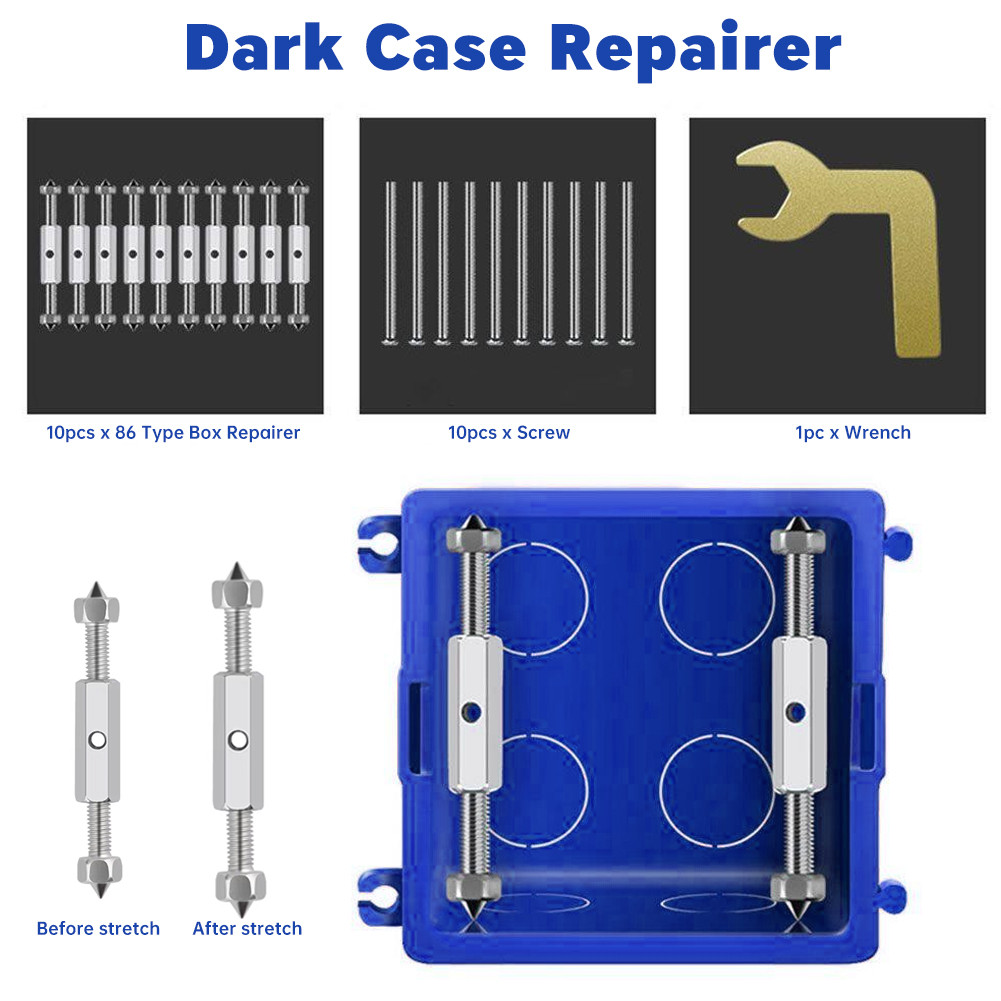 10pcs Switch Socket Cassette Screws Support Rod Switch Box Repair ...