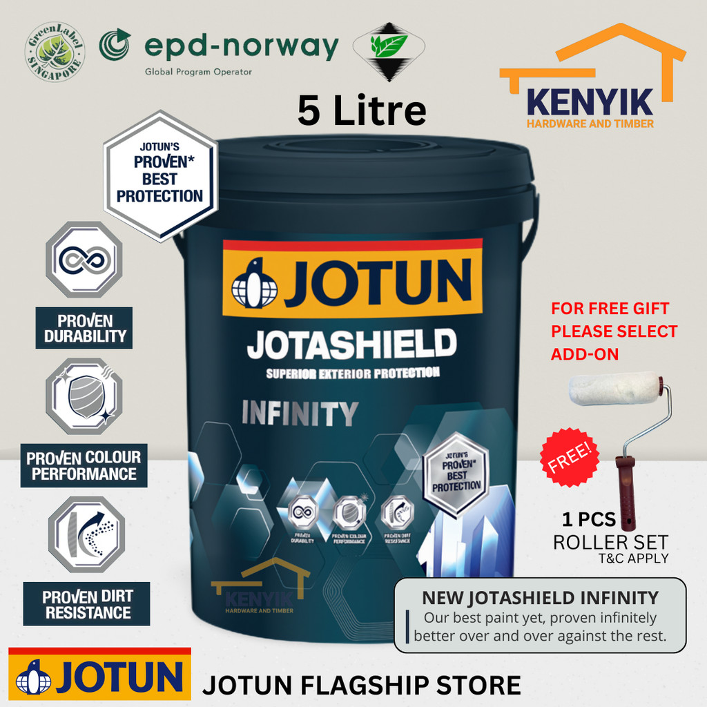 JOTUN 5L Jotashield Infinity (Exterior) | Shopee Malaysia