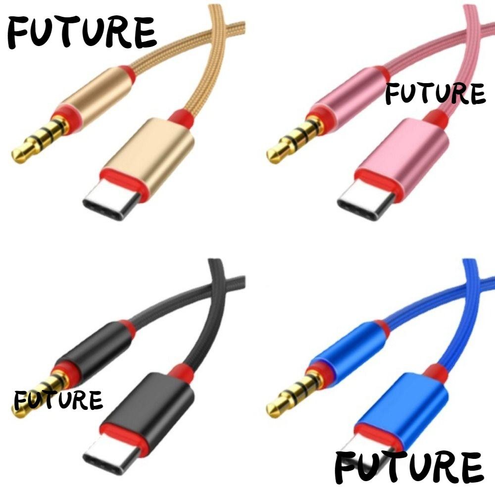 HL-FUTU Type-C To 3.5mm Audio Cable, Stepped Plugs In-car USB C to 3 ...