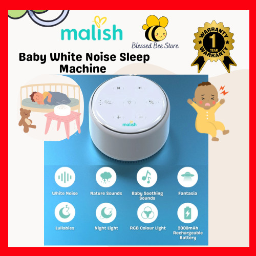 Malish Baby White Noise Sleep Machine ( 1 Year Warranty ) | Shopee Malaysia