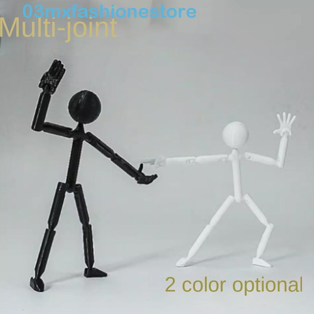 MXFASHIONE Multi Joint Stickman Toy, Movable Model Doll 3D Printed ...