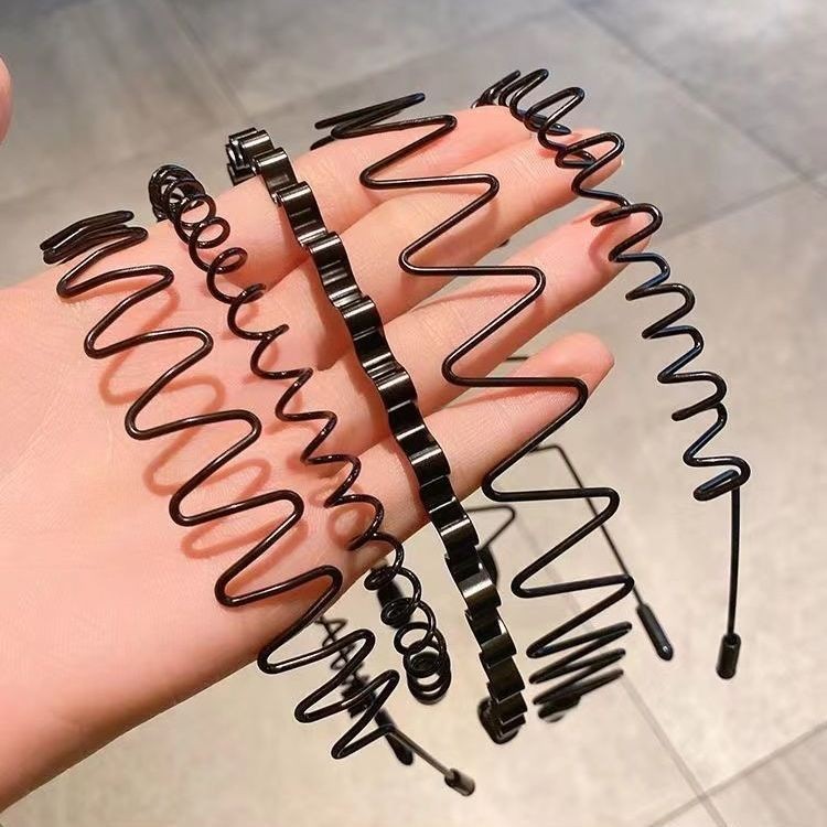 Men Headband Invisible Headband Press Hair Simple Face Wash Wave ...