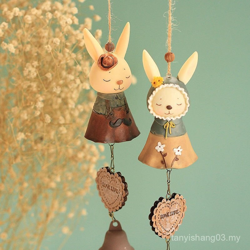 Creative Girl Wind Chime Pendant Japanese Style Home Chinchilla Bell ...