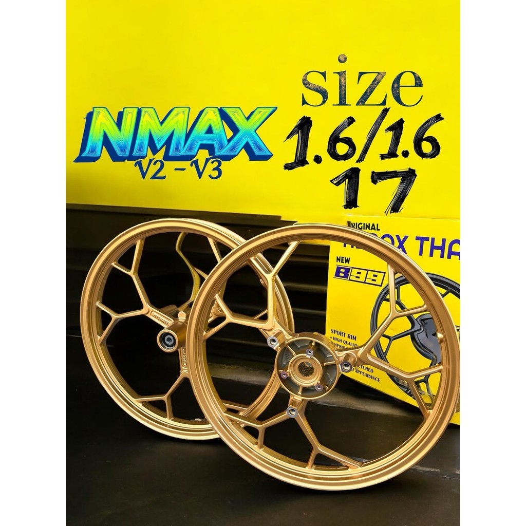 NMAX TURBO THAI NMAX V2 V3 PNP 17Inci Sport Rim Original 1.60-17 1.60 ...
