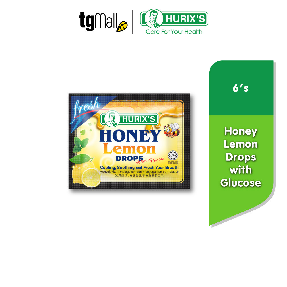 HURIX'S Honey Lemon Drops with Glucose (6's) | Shopee Malaysia