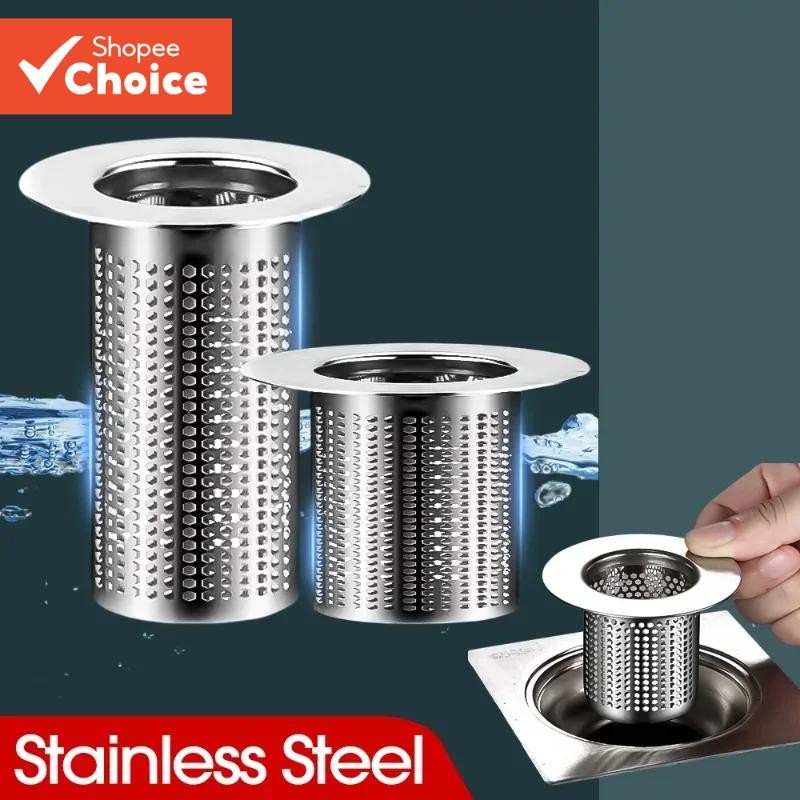 1pc Stainless Steel Floor Drain Filter Kitchen Sink Anti-Clog Filter ...