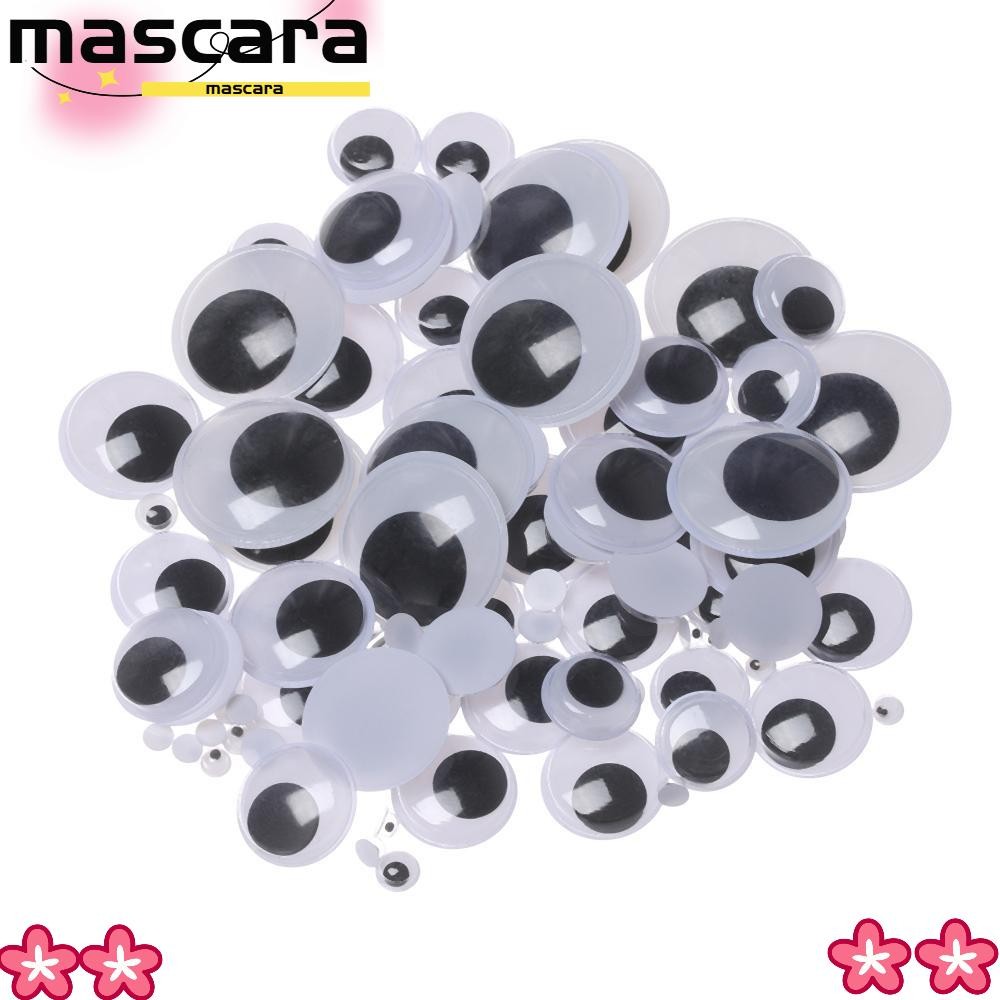 MARA 100pcs/bag Wiggling Moving Eyes Cute Plastic Stuffed Animals Parts ...