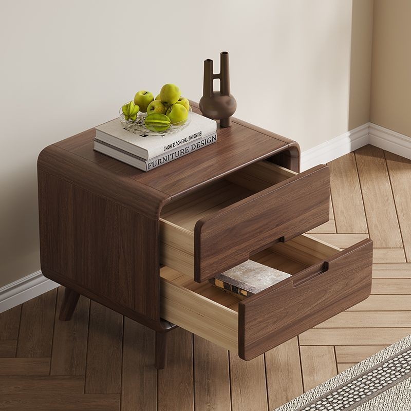 Bargain North American Black Walnut Bedside Table All Solid Wood ...