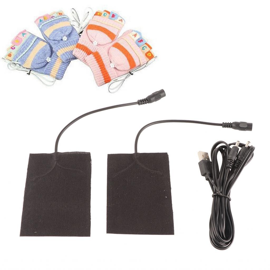 Heating Pad USB Electric Fever Heat Mat with 5V Carbon Fiber Element ...