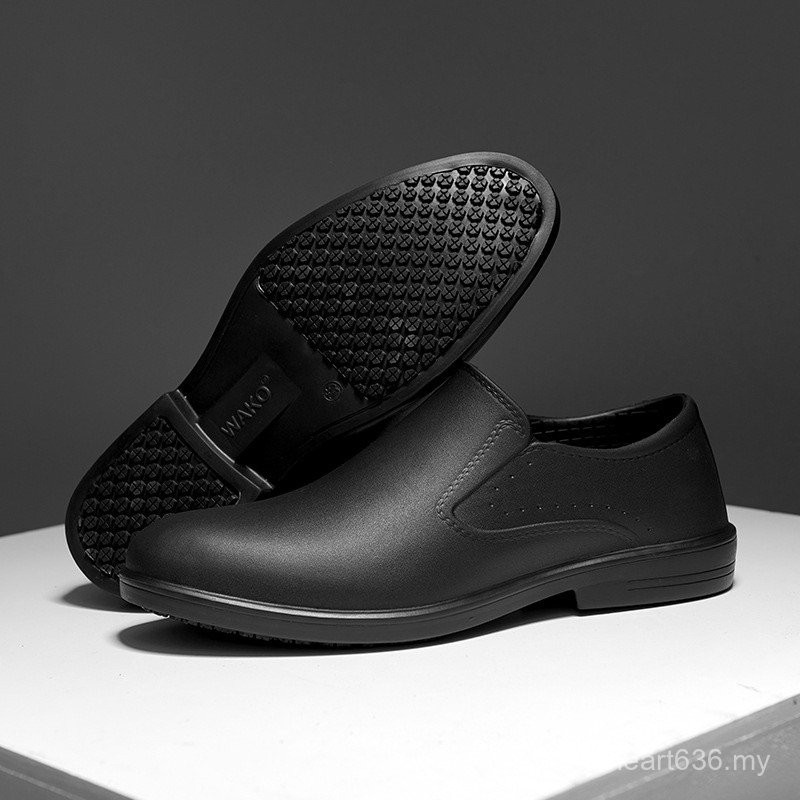 WAKO Slippery Men Chef Shoes Anti-Slip Safety EVA Lightweight Kitchen ...