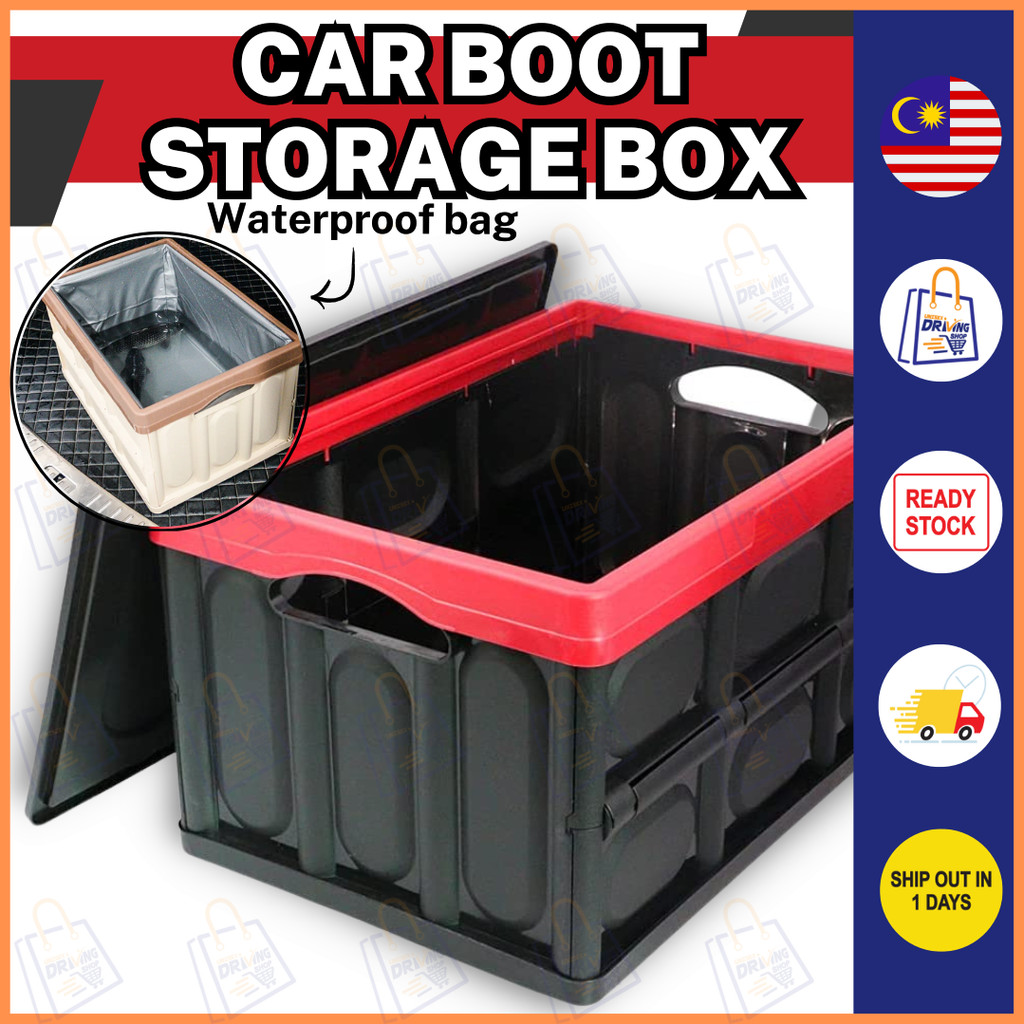 Car Boot Organizer Storage Car Storage Box Collapsible Car Trunk ...