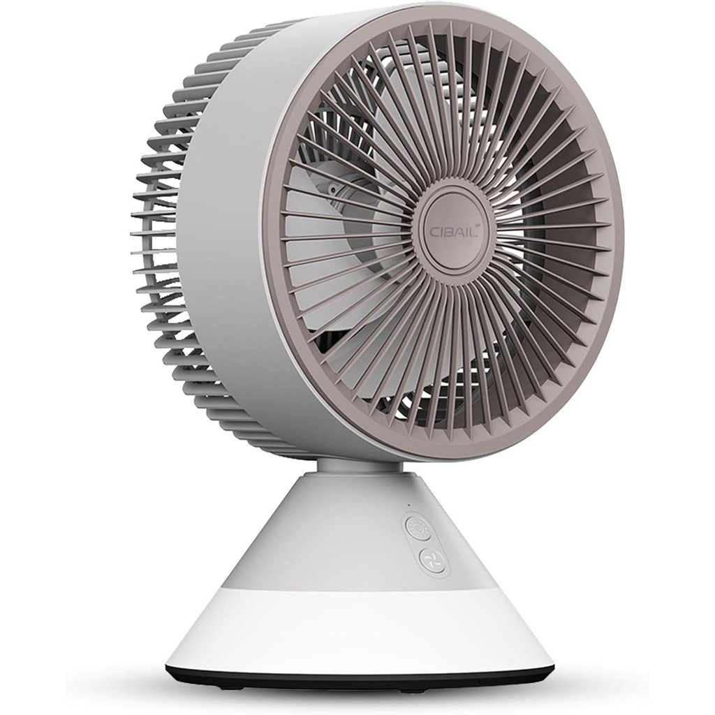 CIBAIL Small Desk Fan for Bedroom,10 Inches Portable Electric Table Air ...