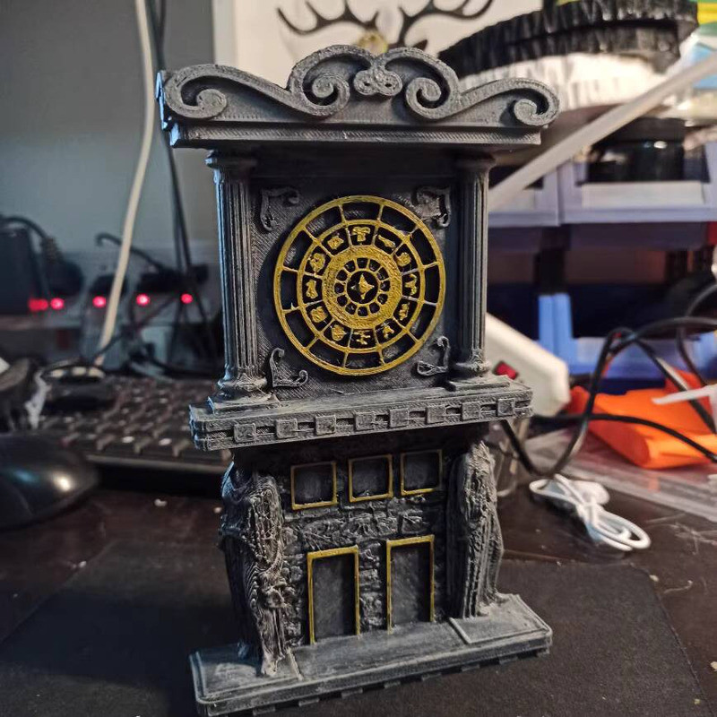 {Vivi toys} Clock Tower Fire Clock Saint Seiya Scene Accessories Props ...