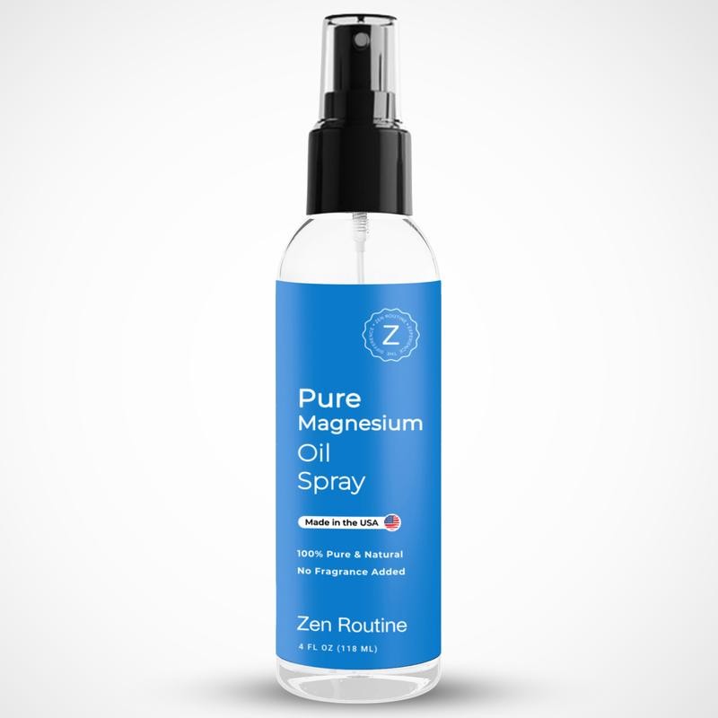 4oz - Zen Routine Magnesium Spray - USP Grade Magnesium Chloride for ...
