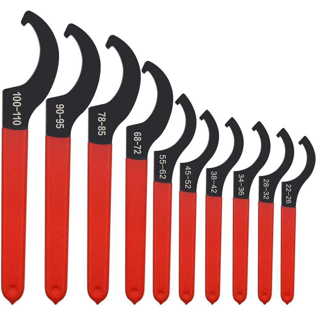 10pcs Coilover Spanner Wrench Set, Coilover Wrench, C-Shape Spanner ...