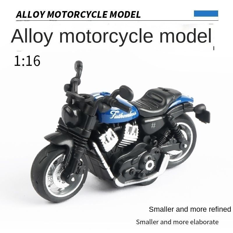 1:16 Alloy Motorcycle Model｜Realistic Sports Bike Pull-Back Toy｜Boys ...