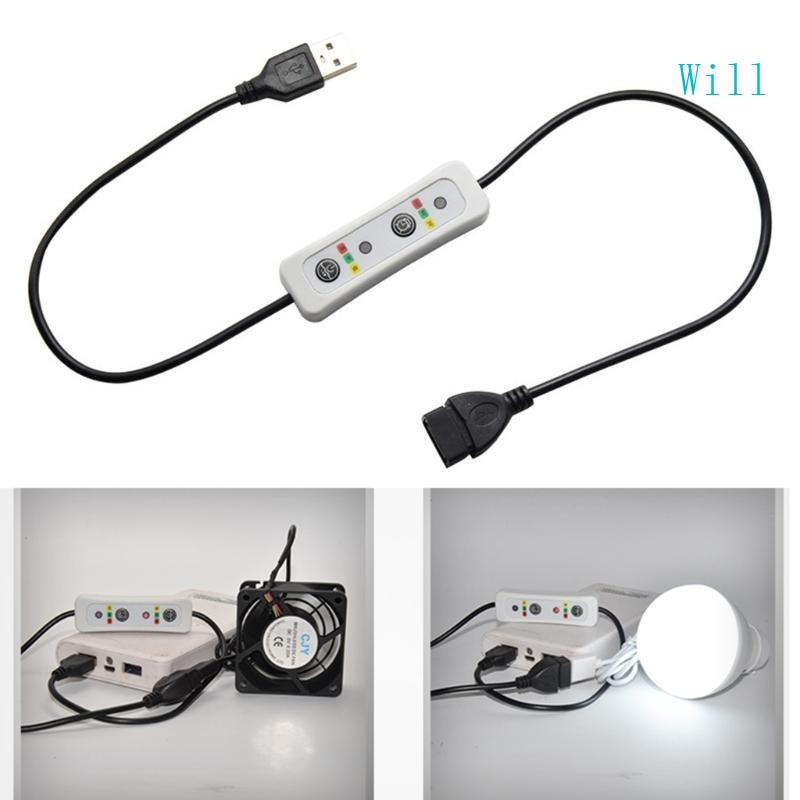 Will USB Extension Cable Ceiling Fan 3-Speed Control Timing Wire with ...
