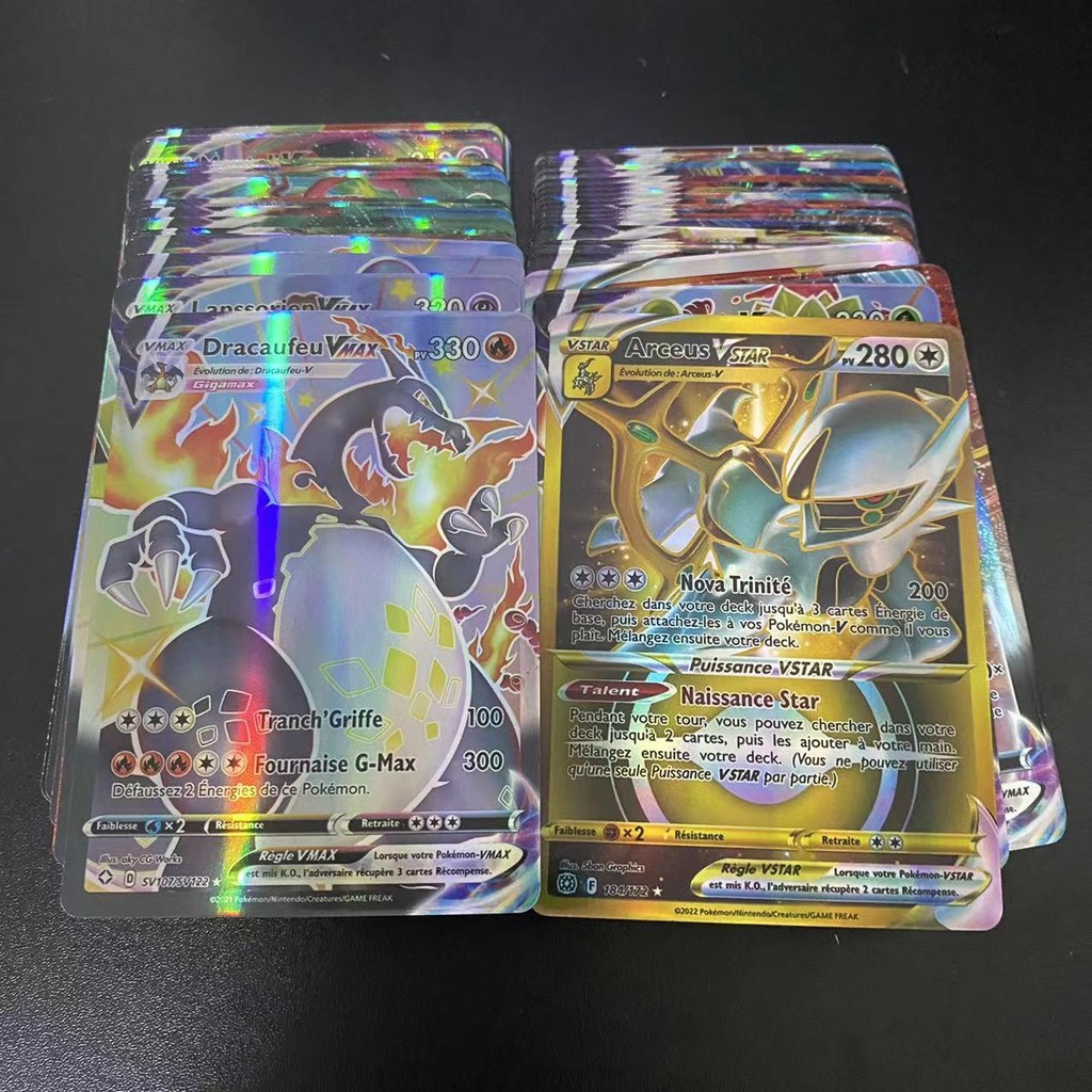 Home @ Homemade Cross-Border Pokémon Card French Version Pokémon Giant ...