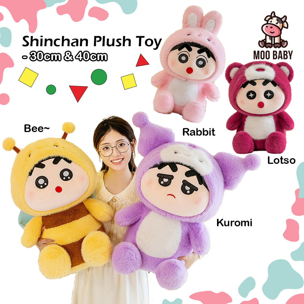 Moo Baby Patung Shin Chan Comel Crayon Shin Chan Plush Sinchan Plushie ...