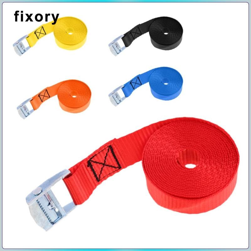 fixory 25mm 2.5m Metal Cam Buckle Tie Down Lashing Strap Roof Racks ...