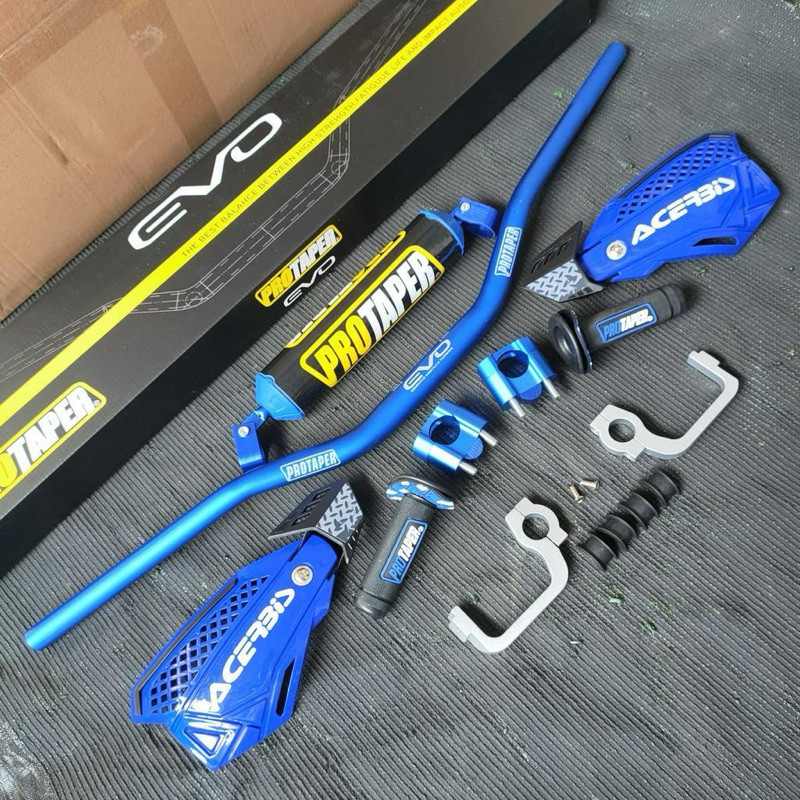 Protaper evo low fatbar handlebar set raiser package foam cross fuzion ...