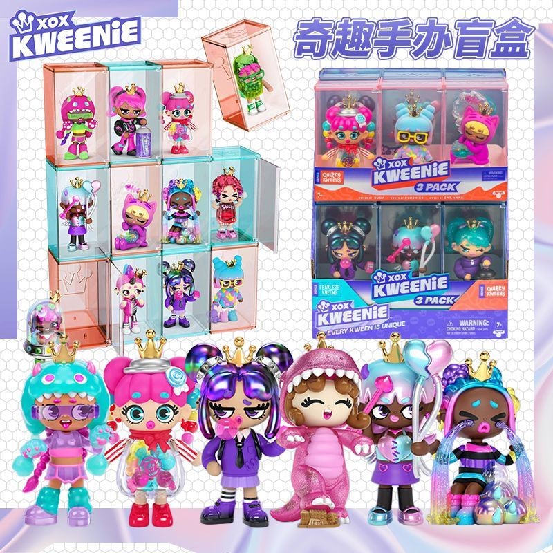 XOX KWEENIE Fearless Series Funny Figure Mystery Box Decoration ...