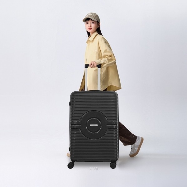ZORG 24 Inch PP Unbreakable TSA Double Coil Zipper Expandable Luggage ...
