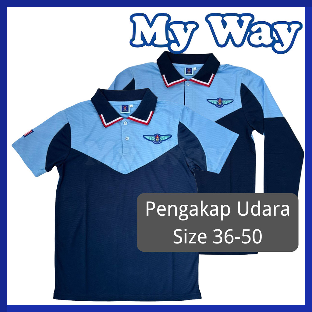 Baju Pengakap Udara Sekolah Uniform Scouts T-shirt Baju Kokurikulum ...