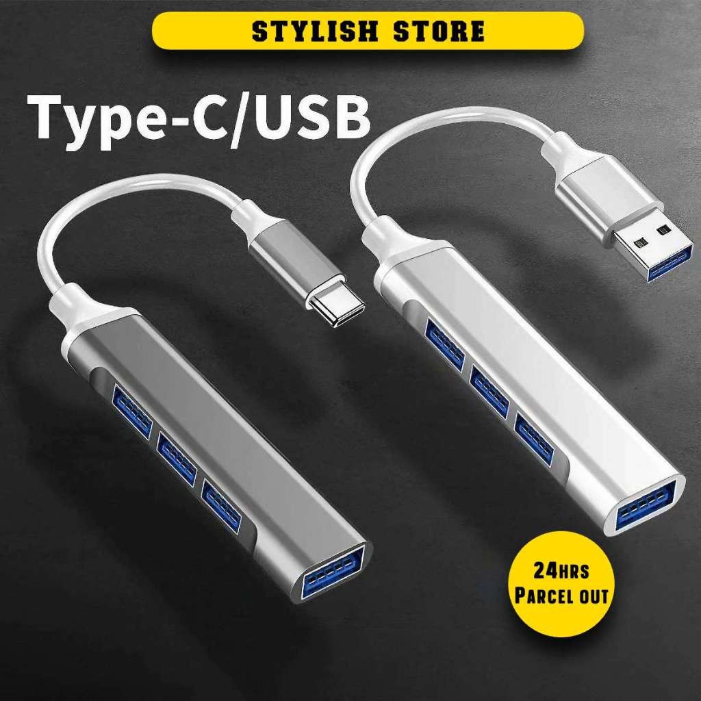 4 in 1 Splitter USB Hub 3.0 5Gbps 4 Ports USB Adapter Type-C Splitter ...