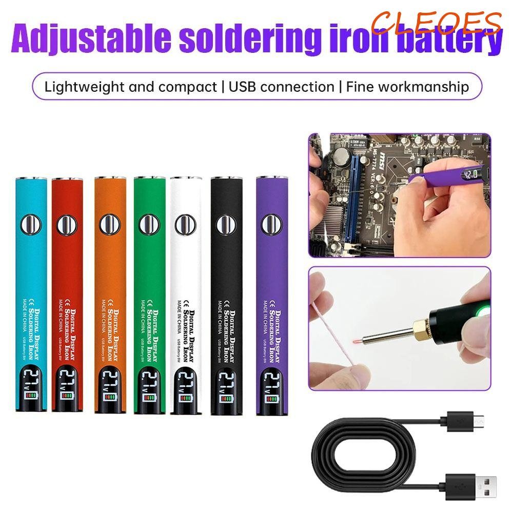 CLEOES Wireless Electric Iron Solder, Wireless Adjustable Voltage ...
