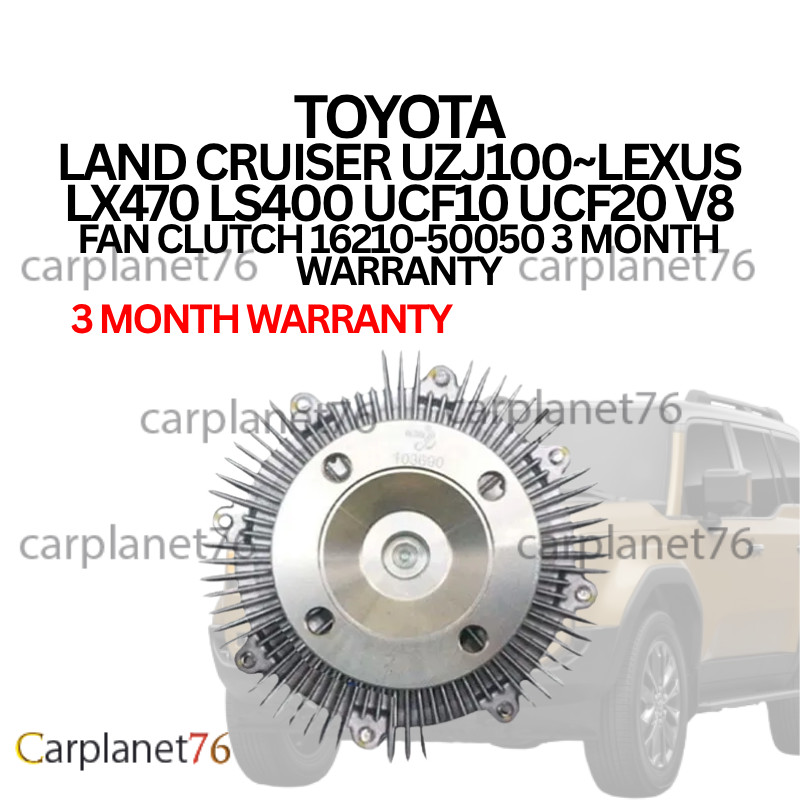 TOYOTA LAND CRUISER UZJ100~LEXUS LX470 LS400 UCF10 UCF20 V8 FAN CLUTCH 16210-50050 3 MONTH ...