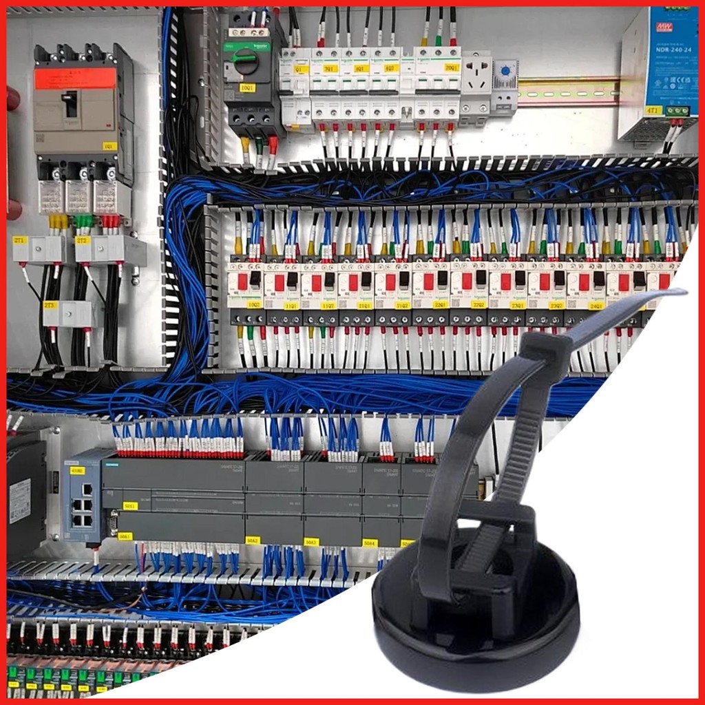 Magnetic Zip Tie Mount Cable Management Zip Tie Mount Multipurpose ...