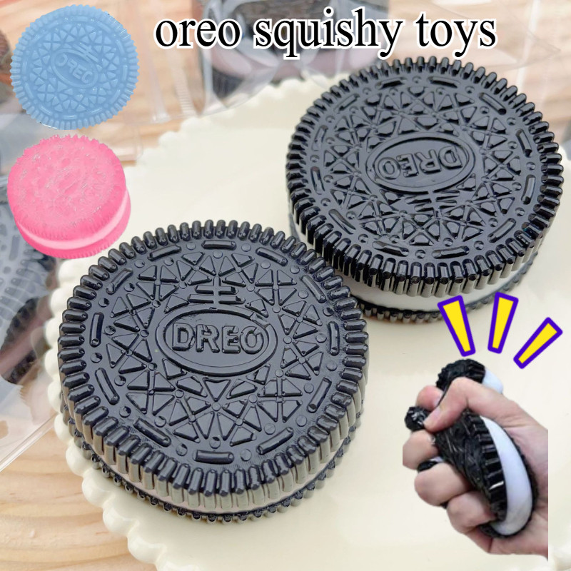 Oreo Squishy Toys Squeeze Toys Plush Decompression Toy Oreo Sandwich ...
